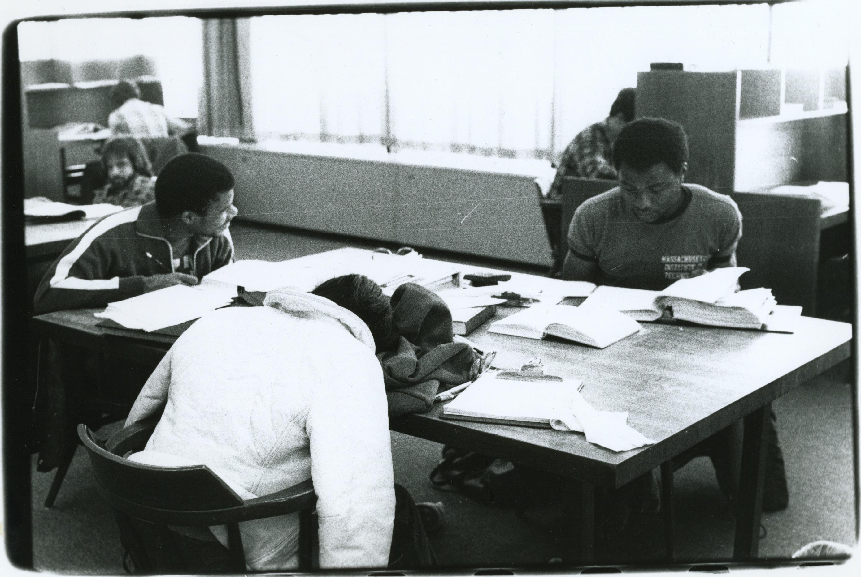 Mit Students At Work 1982 Mit Black History